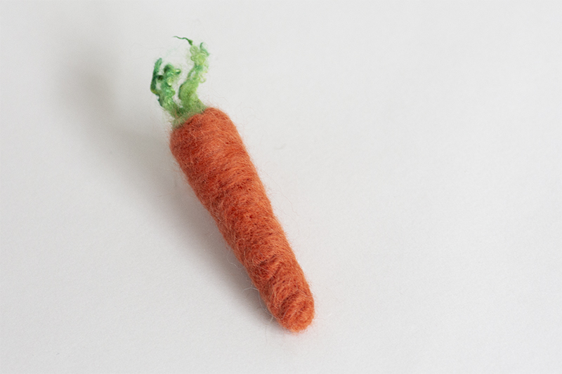 Felted Carrots, Hand Felted Easter Props, Easter Bunnies | Little Knitwitz.